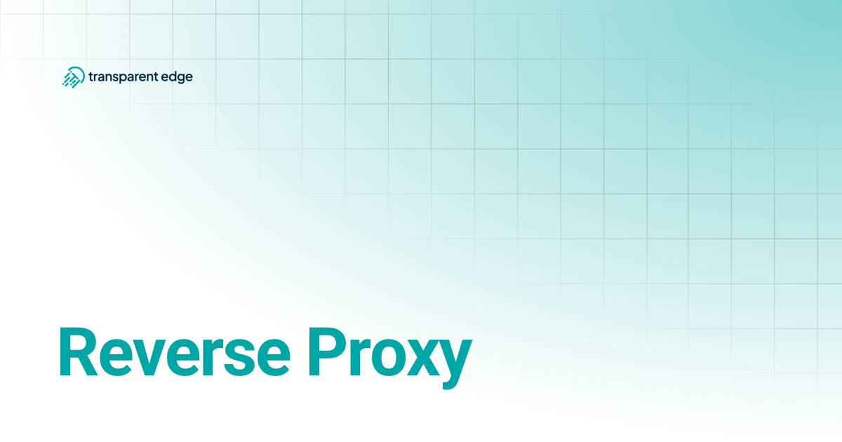 Reverse Proxy | Transparent Edge Docs